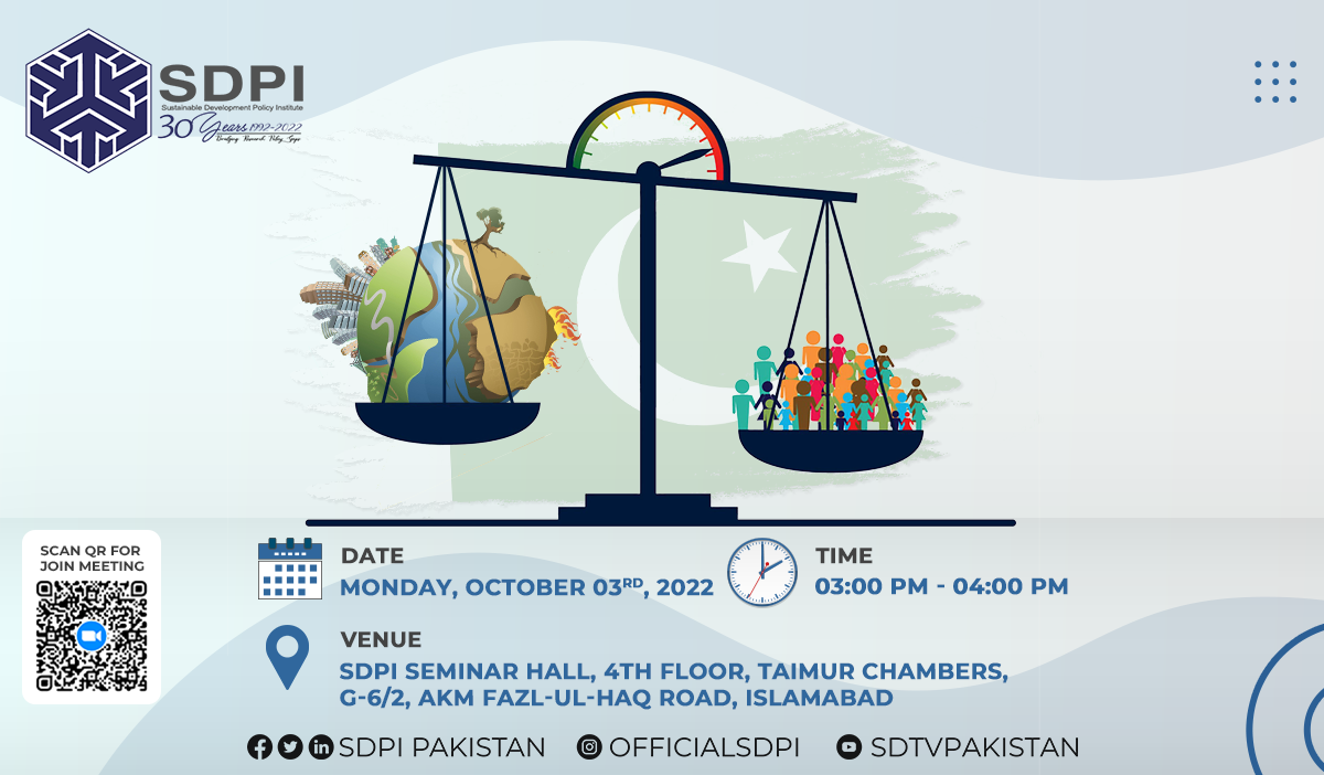 Rapid Population Growth and Pakistan’s vulnerabi - event details